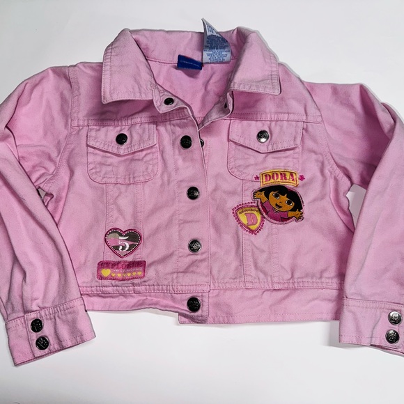 Nickelodeon | Jackets & Coats | Y2k Pink Dora Jacket | Poshmark